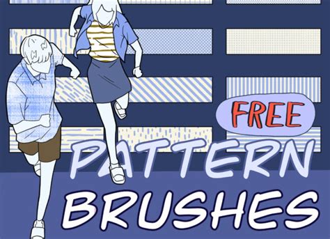 15 Basic Pattern Procreate Brushes Graphicsbunker