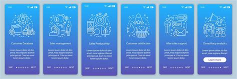 Marketing Onboarding Mobile App Page Screen Vector Template 3737557 Vector Art At Vecteezy