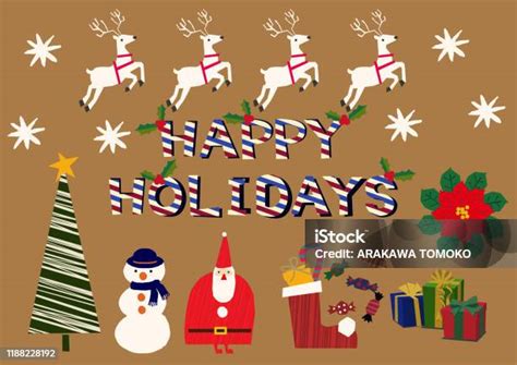 크리스마스 일러스트 자료 컬렉션입니다 크리스마스 배지입니다 메리 크리스마스 해피 홀리데이 12월에 대한 스톡 벡터 아트 및 기타 이미지 Istock