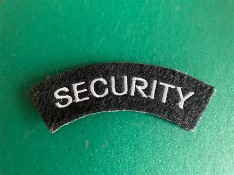 Security Shoulder Title Rustys