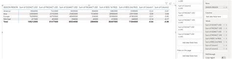how to calculate variance between one specific mat microsoft
