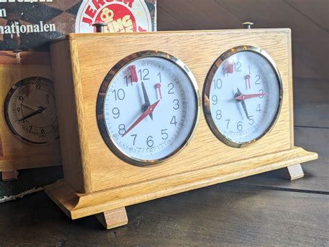 Vintage Jerger Olympia Chess Clock Made In Germany Lot 445 Etsy