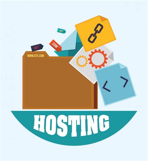 Premium Vector Web Hosting Design