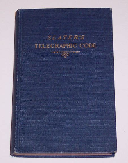 Telegraphic Signals And Cipher Code Books