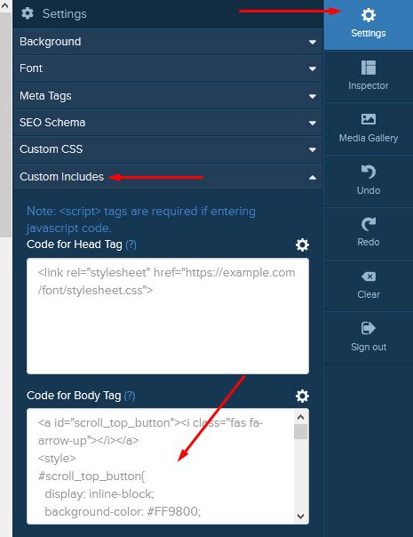 Add A Floating Scroll To Top Button Add A Floating Scroll To Top Button