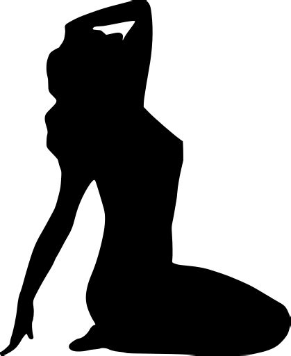 SVG 소녀 무릎 꿇는 여자 벗기는 사람 무료 SVG 이미지 및 아이콘 SVG Silh
