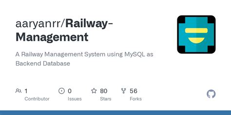Github Aaryanrrrailway Management A Railway Management System Using