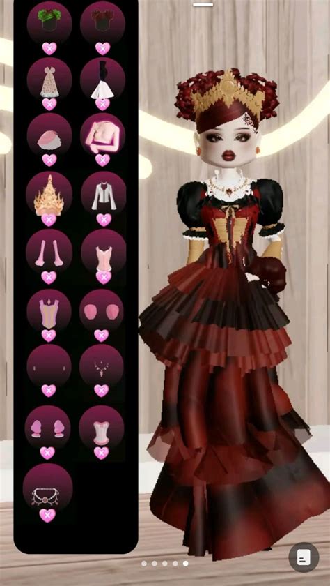 Queen Of Hearts Dress To Impress Alice In Wonderland Dress To Impress Heart Dress Queen Of