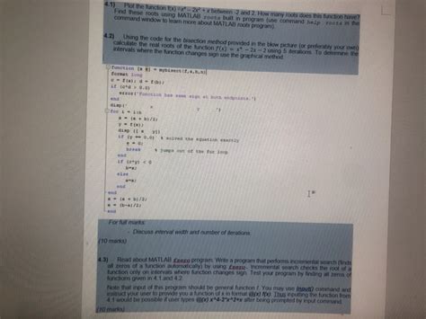 Solved 41 Plot The Function X 2 X Between 2 And 2 How