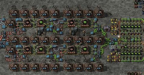 Late Game Green Chip Factory Module Input Limited 0 17 Ready R Factorio
