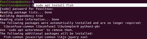How To Install And Use Fish Shell On Ubuntu Foss Linux