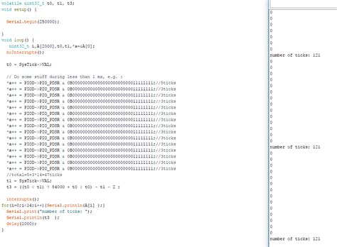 Due SAM X E SysTick Problem Due Arduino Forum