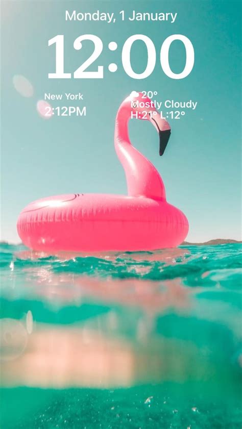 Beach Ios 16 Lock Screen Lock Screen Widgets From Screenkit Ios App