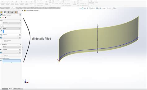 Design Tech Academy Surface Extrude In Solidworks