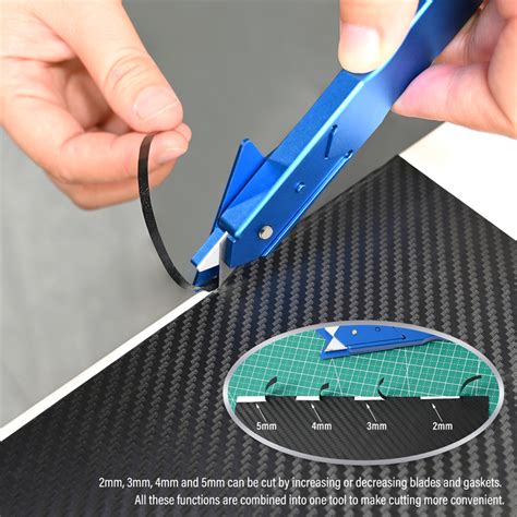 Foshio Car Wrap V Shape Vinyl Contour Cutter Gap Cutting Trimmer