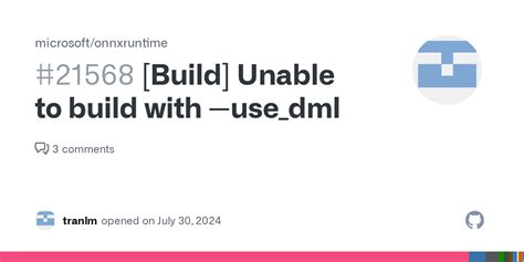Build Unable To Build With Usedml · Issue 21568 · Microsoft