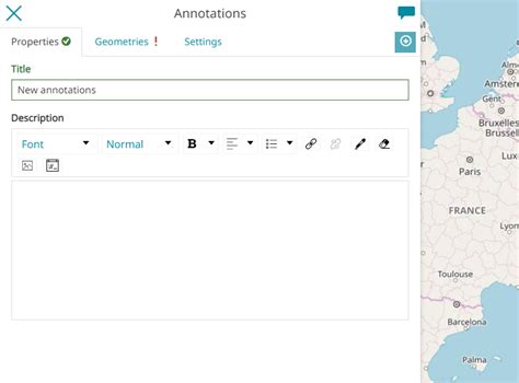 Annotations Mapstore