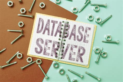 Inspiration Showing Sign Database Server Concept Meaning Uses A Database Application That