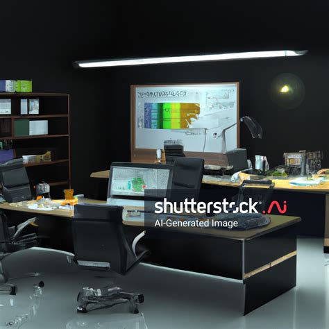 Realistic Office Environment Visible Workflow Techniques Ai Generated Image 2391983177