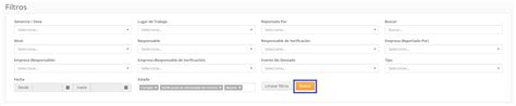 ¿cómo Realizar Búsqueda De Hallazgos Con Los Filtros En Datatable