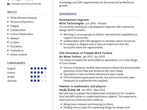 Development Engineer Resume Sample In 2026 Resumekraft