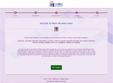 Dbids Pre Enrollment Website Defense Logistics Agency Dla Energy News