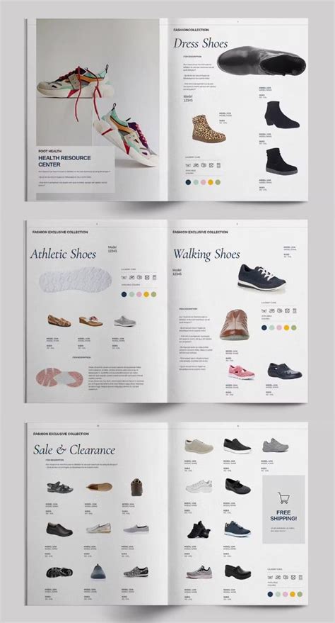 Shoe Store Catalog Template Indesign Catalogue Layout Catalog Design Layout Catalog Design
