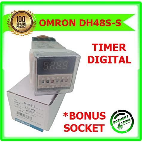 Jual Timer Omron Dh48s S Relay Twin Counter Digital Mesin Tetas Telur Dll Shopee Indonesia