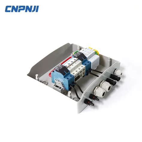 Cnpnji Photovoltaic Combiner Box Pv Array Combiner Box Solar Dc