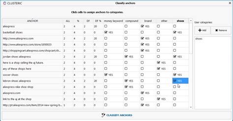 Anchors Classification With Clusteric Search Auditor Clusteric Auditor Seo Audit