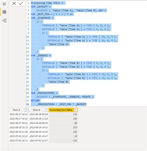 solved calculate working time between 2 timestamp in diff microsoft fabric community