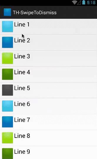 Github Imiracleth Swipetodismiss A Mini Librarysample Code That Shows How To Make A