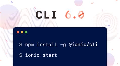 a new package for the cli ionic blog