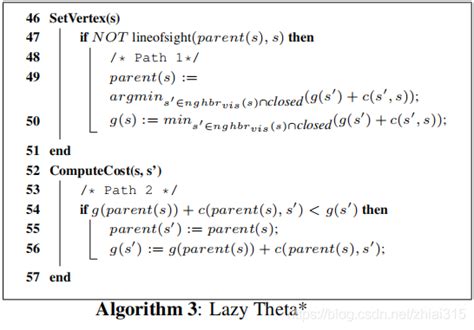 lazy theta 任意角度路径规划及3d空间下的路径分析 csdn博客