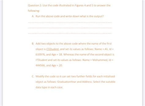 Solved 1 Defining Classes A Class In Java Is Typically