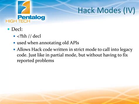 Hack Programming Language Pptx Programming Languages Computing