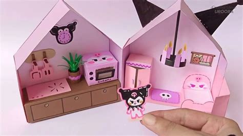Full Video How To Make Kuromi House With Paper Miniature Paper House