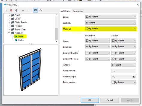 Assign Layer Or Material For Grasshopper Stype Va Window Visualarq