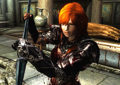 Ghost In The Skyrim Mod：very Sexy Ebony Armour