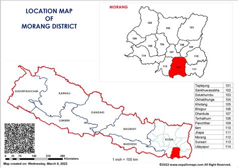 Morang Maps Of Nepal
