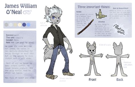 James William Oneal Reff By Griffsnuff On Deviantart