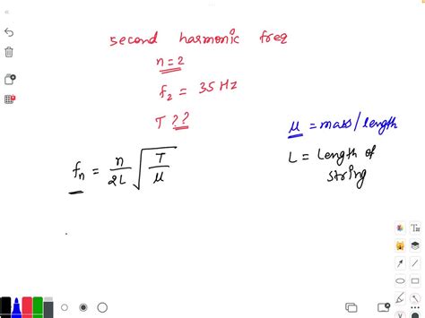Solved Part A If The Desired Second Harmonic Frequency Is 35 Hz What