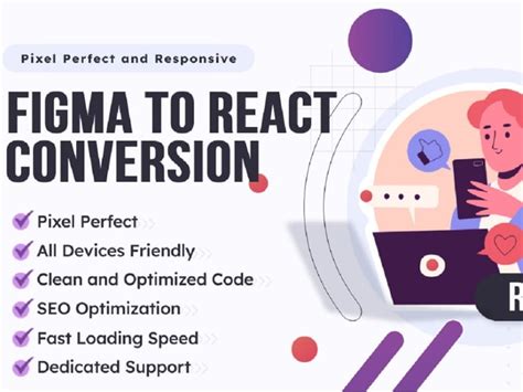 Reactjs Landing Page Figma To React Psd To React React Developer