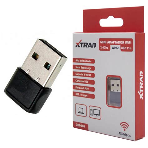 Adaptador De Rede Wireless Usb Nano Xtrad