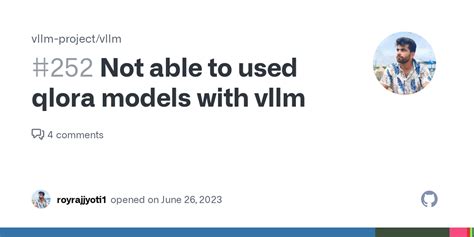 Not Able To Used Qlora Models With Vllm Issue Vllm Project Vllm Github