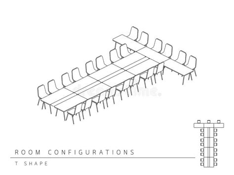 Meeting Room Setup Layout Configuration U Shape Style Stock Vector Illustration Of Conference