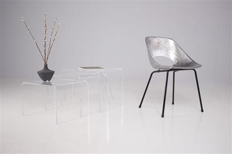 Plexiglass Nesting Tables Meubles Vintage