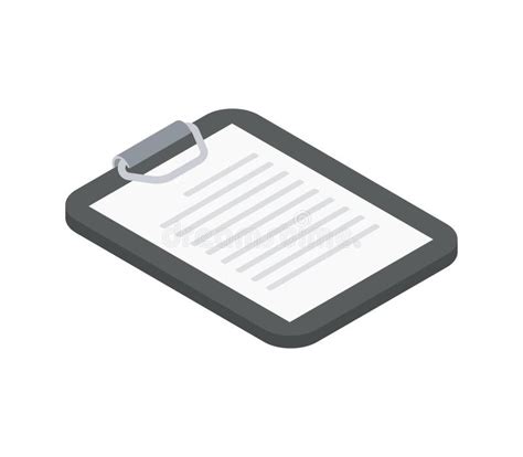File Blank Document Page Icon Vector Isolated On White Background