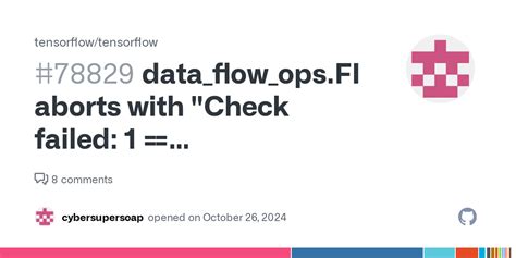 Dataflowopsfifoqueue Aborts With Check Failed 1 Numelements