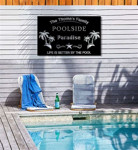 Personalized Backyard Pool Signs At David Rogge Blog
